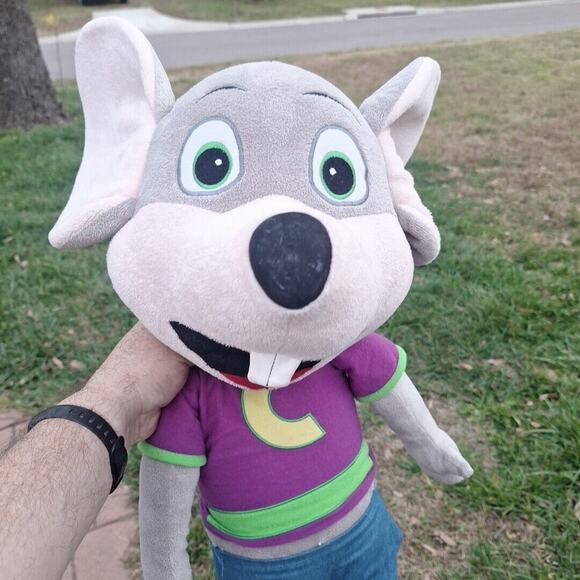 Chuck E. Cheese | Other | Large 3 Rockstar Chuck E Cheese Plush Huge ...